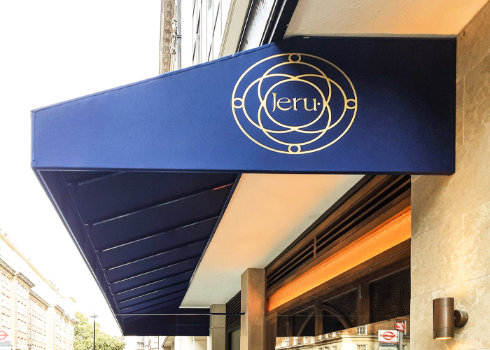 Bespoke RIB Canopy for Jeru, Mayfair | Morco Blinds