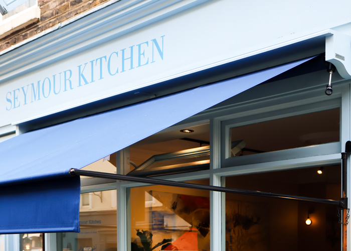 Elegant Marlesbury Awning for Seymour Kitchen, London | Morco Blinds