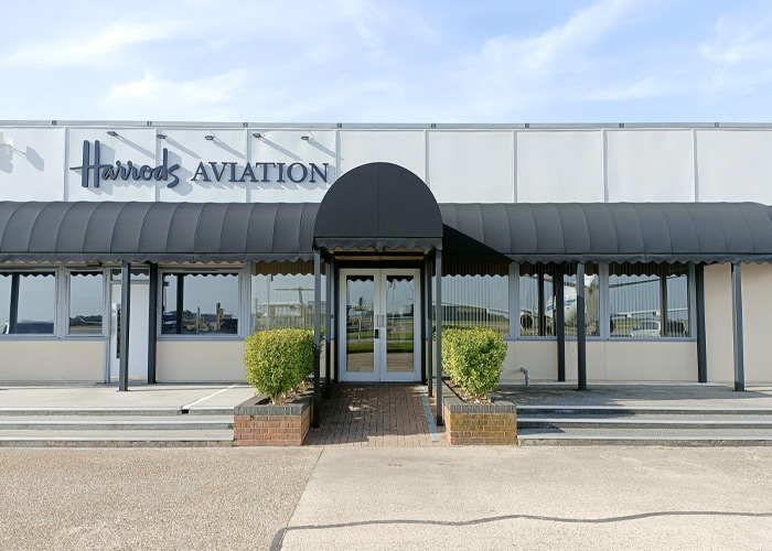 Specialist RIB® Canopy for Harrods Aviation, Stansted | Morco Blinds
